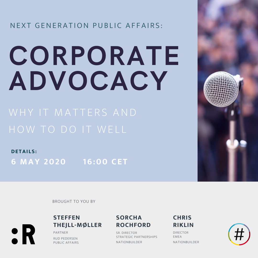 Corporate Advocacy: why it matters and how to do it well - NationBuilder