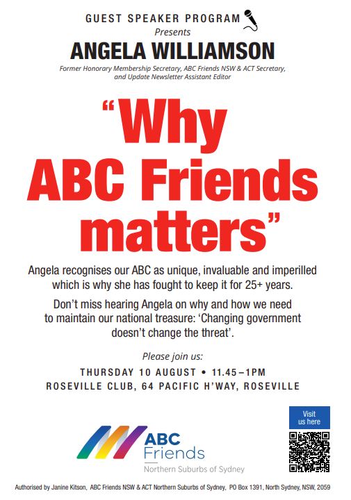 Northern Suburbs of Sydney Branch - ABC Friends National Inc.