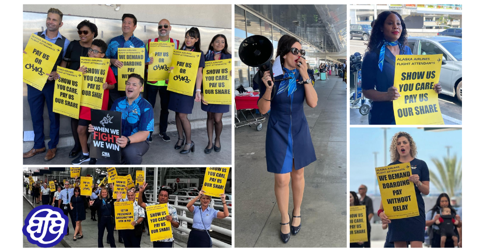 Alaska AFA takes the contract fight to the picket line - Association of ...