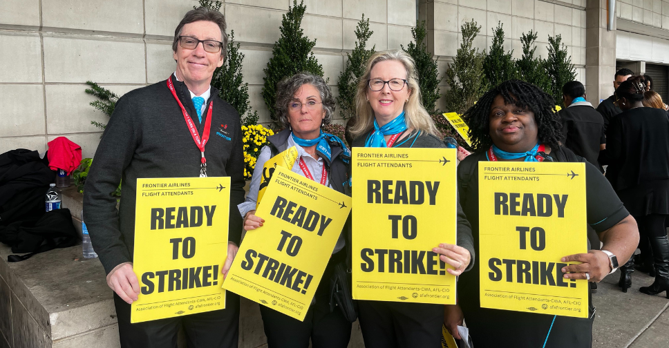 Frontier Flight Attendants Picket in PHL - Association of Flight ...