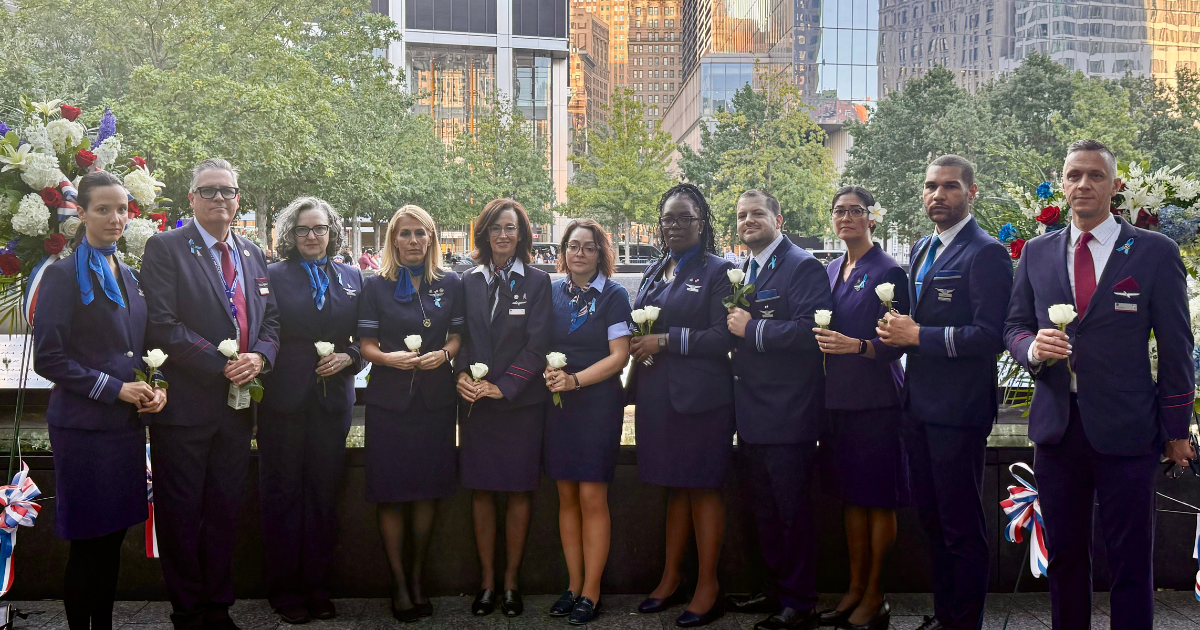 Flight Attendant Union Holds Moment of Silence to Honor September 11 ...