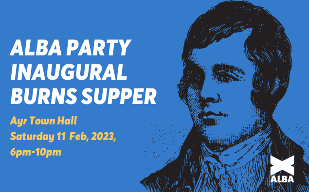ALBA Party Inaugural Burns Supper - ALBA