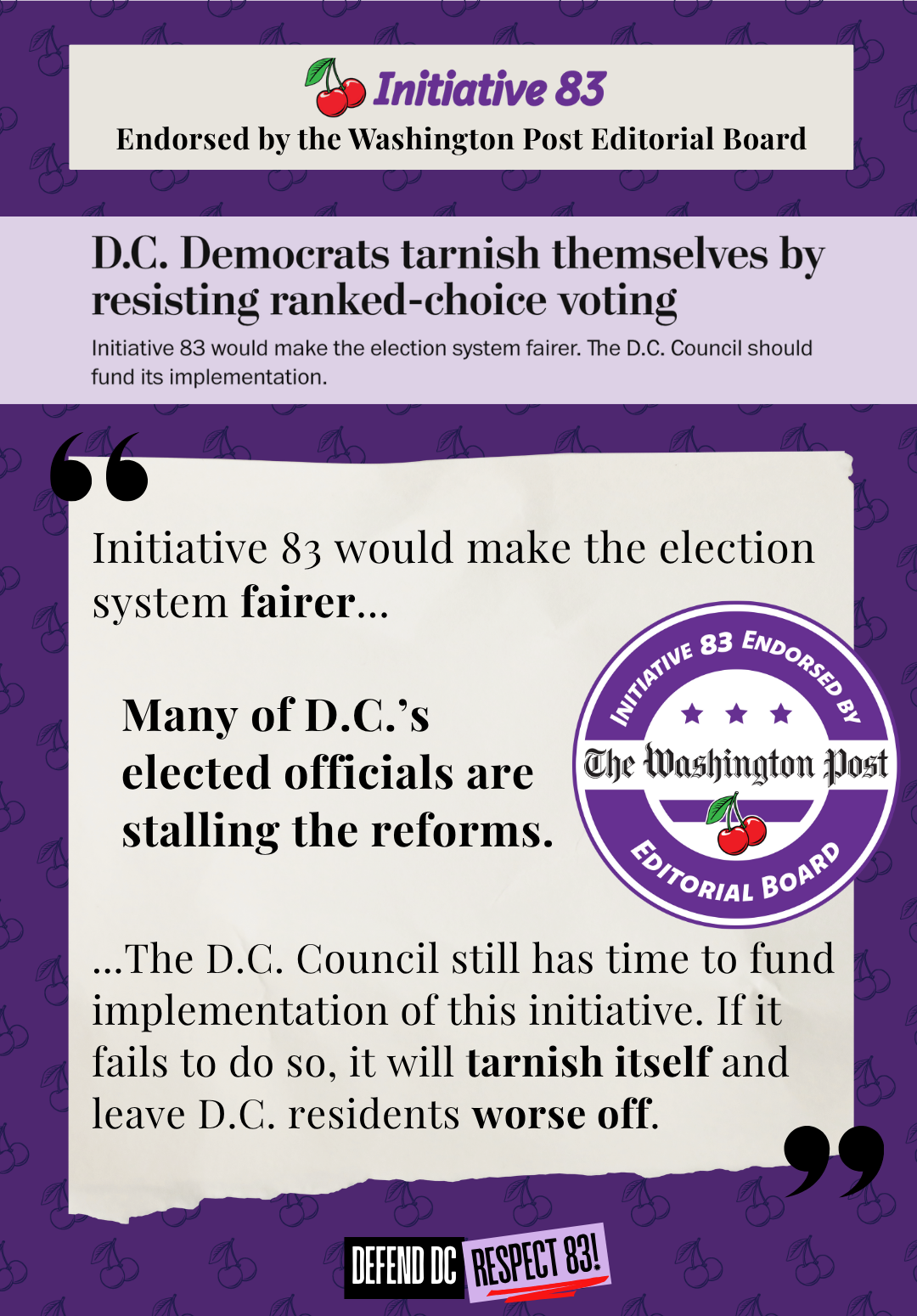 Make All Votes Count DC