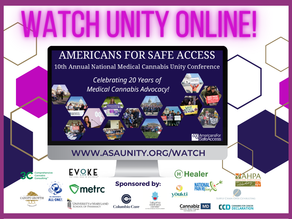 Unity conference now available to watch online! - Americans for Safe Access