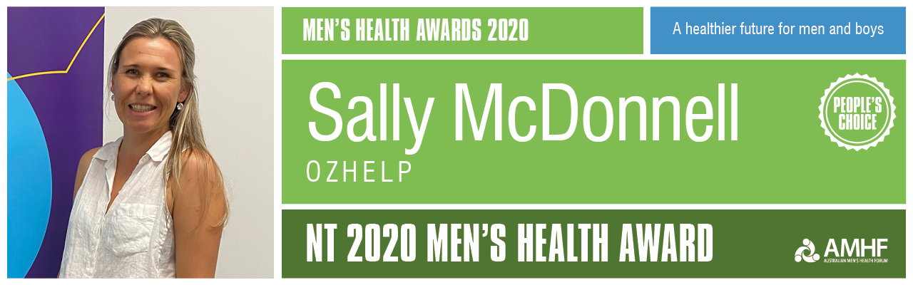 Sally McDonnell wins NT 2020 Men’s Health Award - AMHF - Australian Men ...