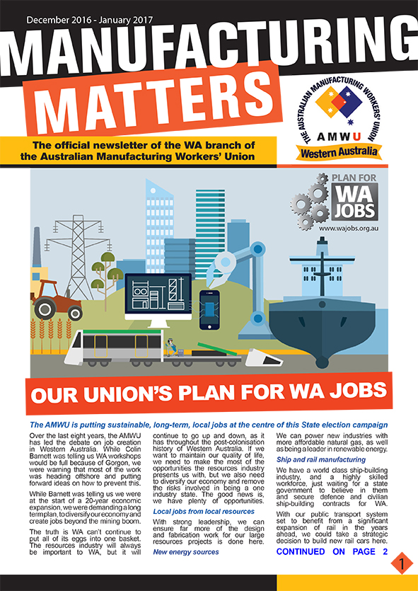 Manufacturing Matters - Dec '16 - Jan '17 - Australian Manufacturing ...