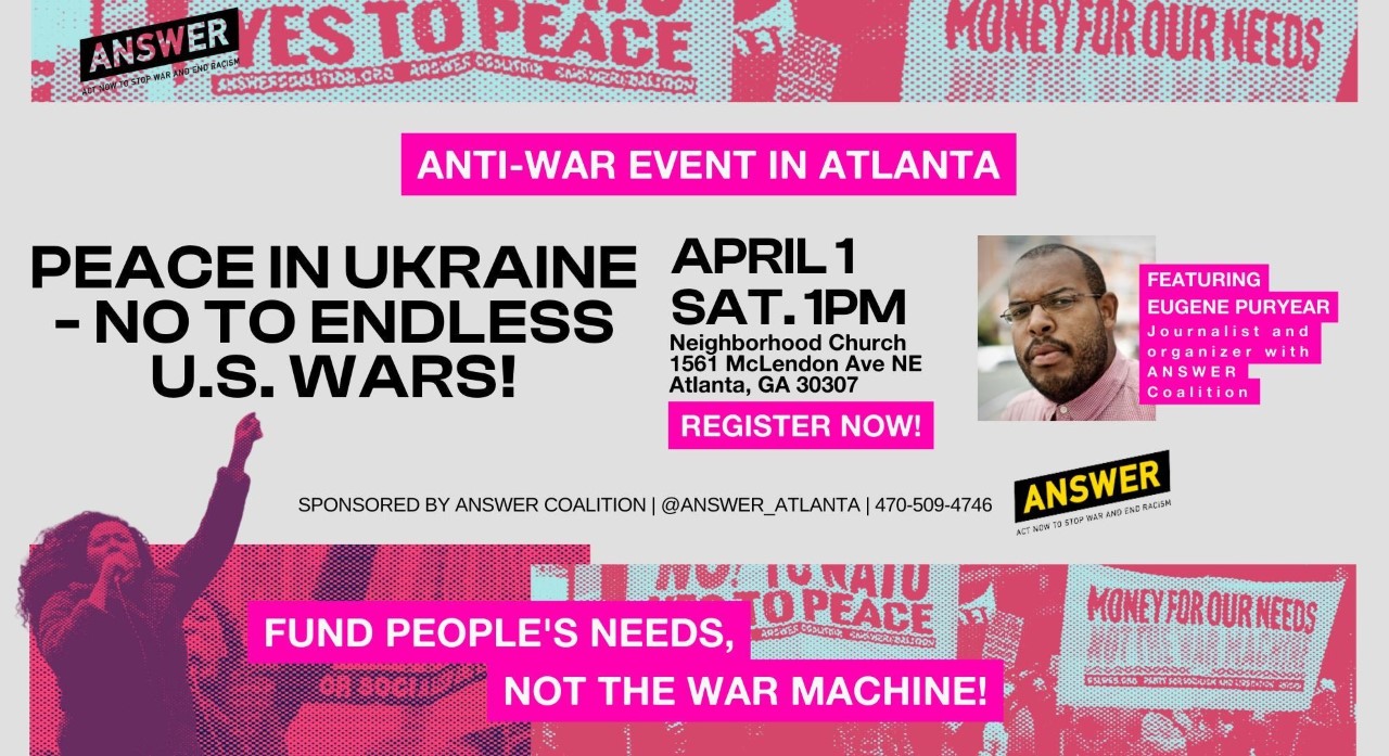 ANSWER Coalition Home