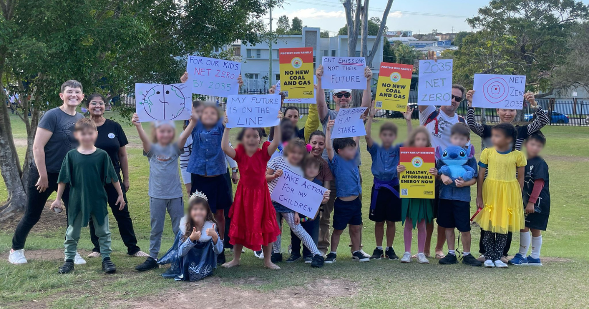 Families demand a safe climate future - Parents for Climate