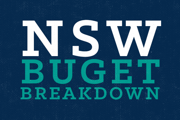NSW Budget Breakdown - Australian Services Union NSW & ACT Branch