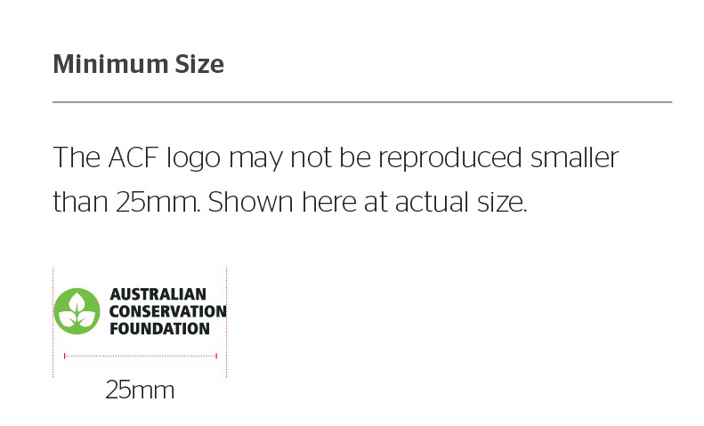 The ACF logo - ACF style guide