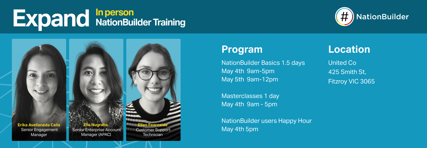 Expand 2023 - NationBuilder Australia