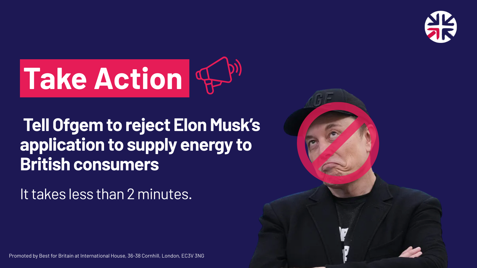 Thousands write to Ofgem to oppose Musk’s UK ‘powergrab’ - Best for Britain