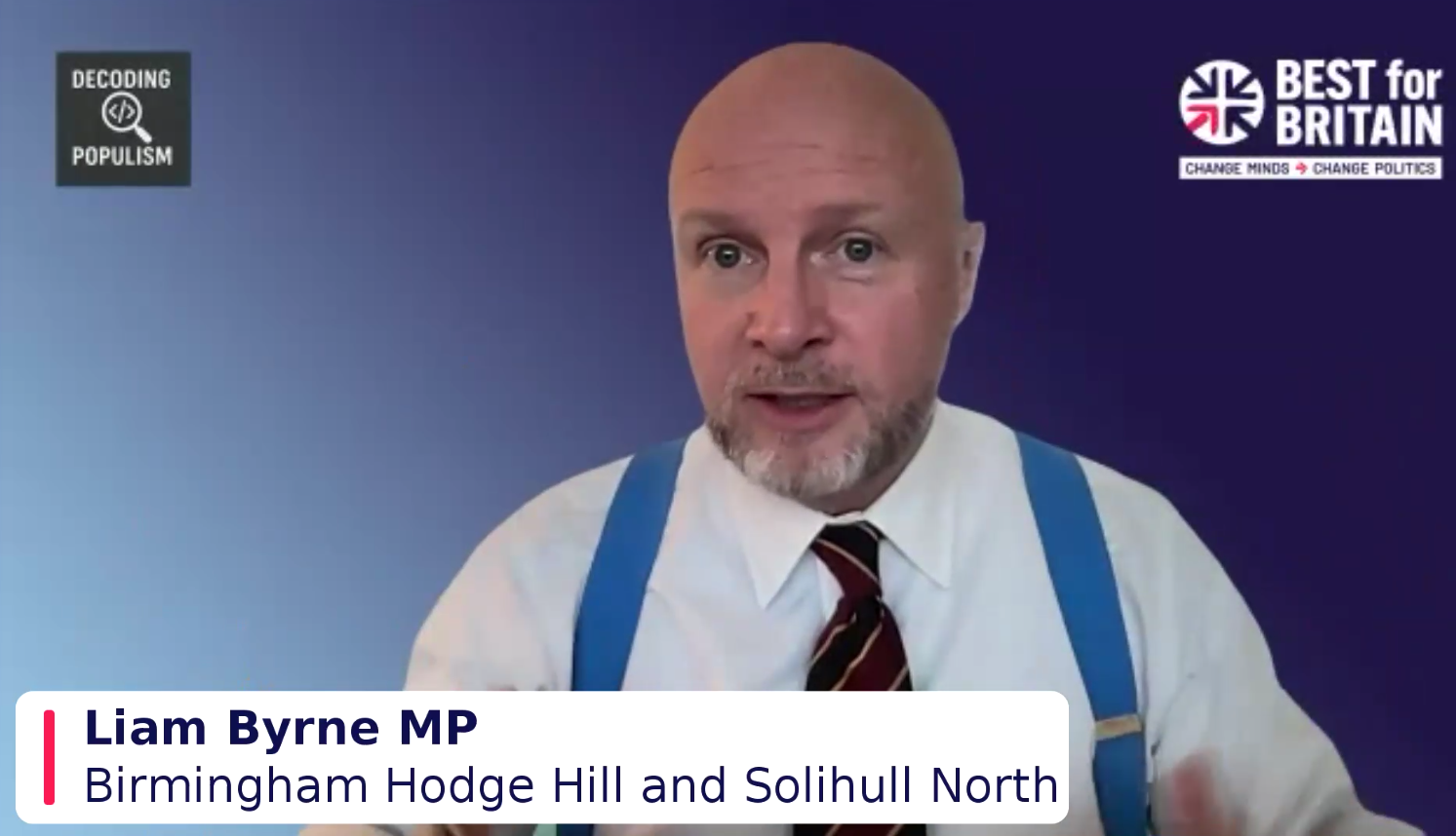 Webinar: Latest findings from Decoding Populism study - Best for Britain