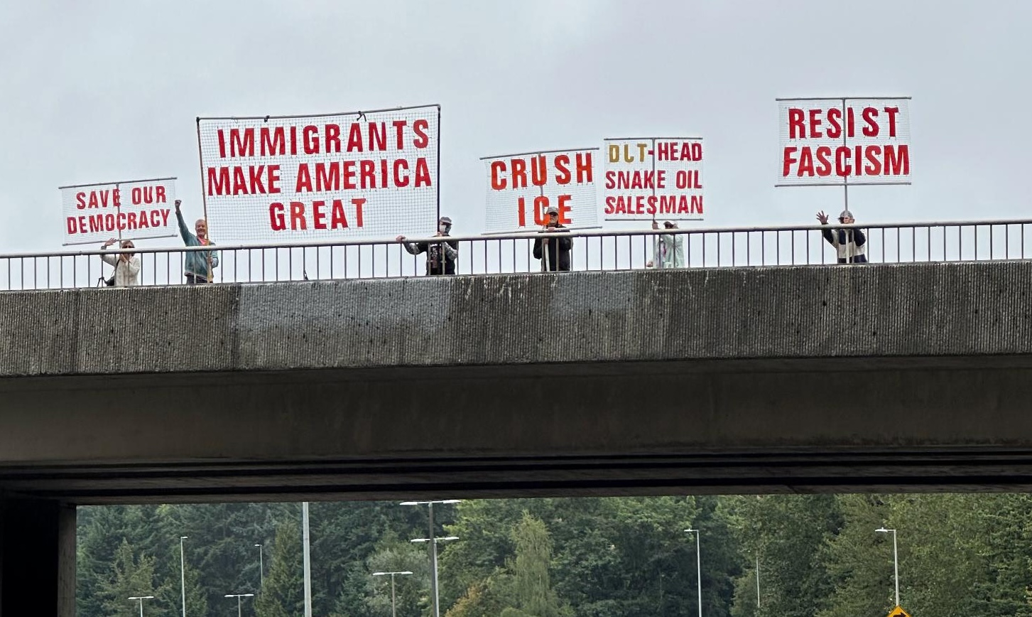 Huge Turnout for Labor Day Bannering - Backbone Campaign