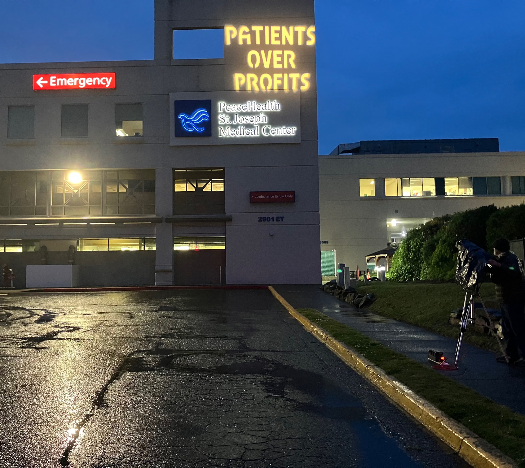 Patients Over Profits - Backbone Campaign