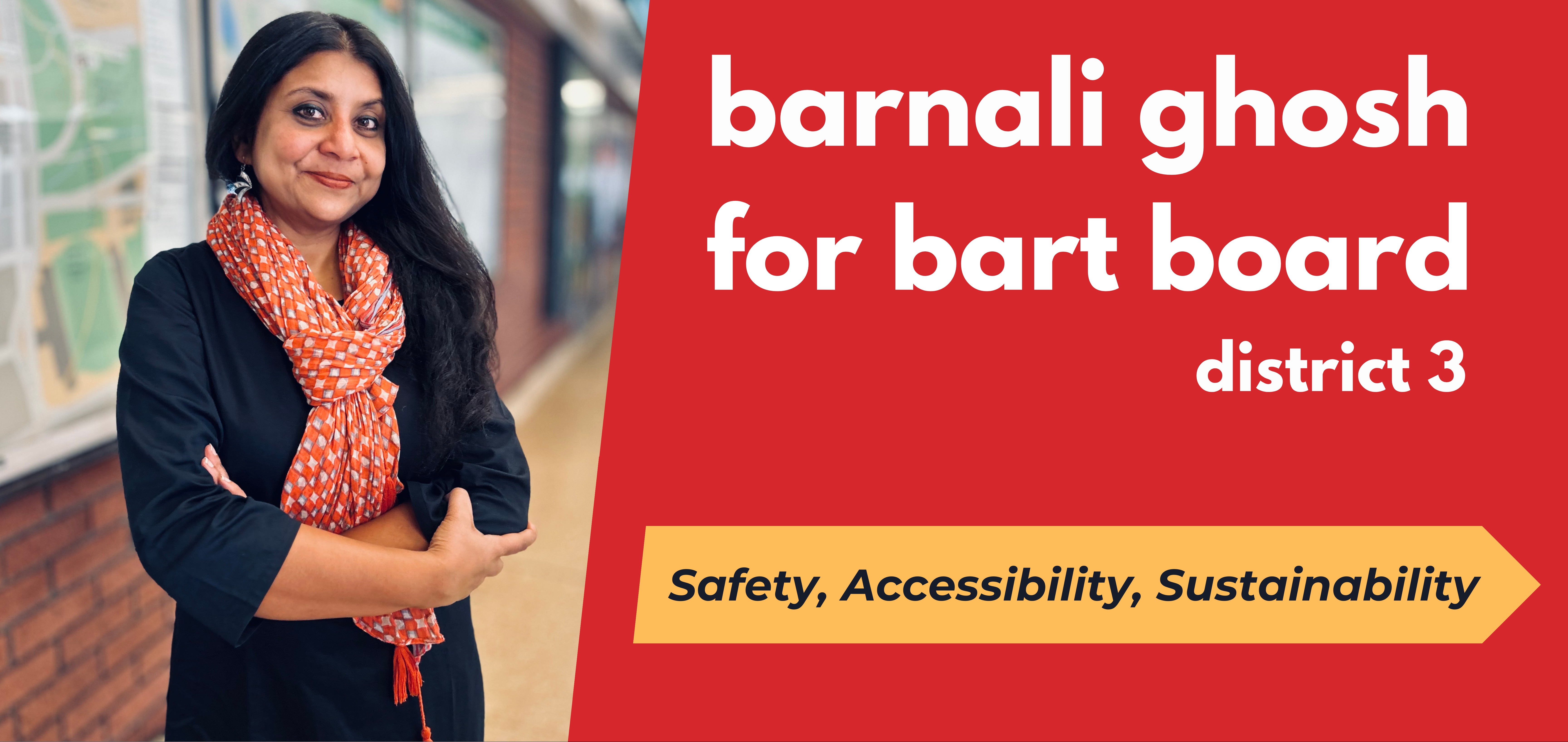 Barnali Ghosh for BART Board