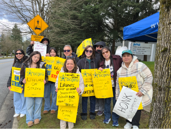 LifeLabs - 1 month strike-iversary - BC General Employees' Union (BCGEU)