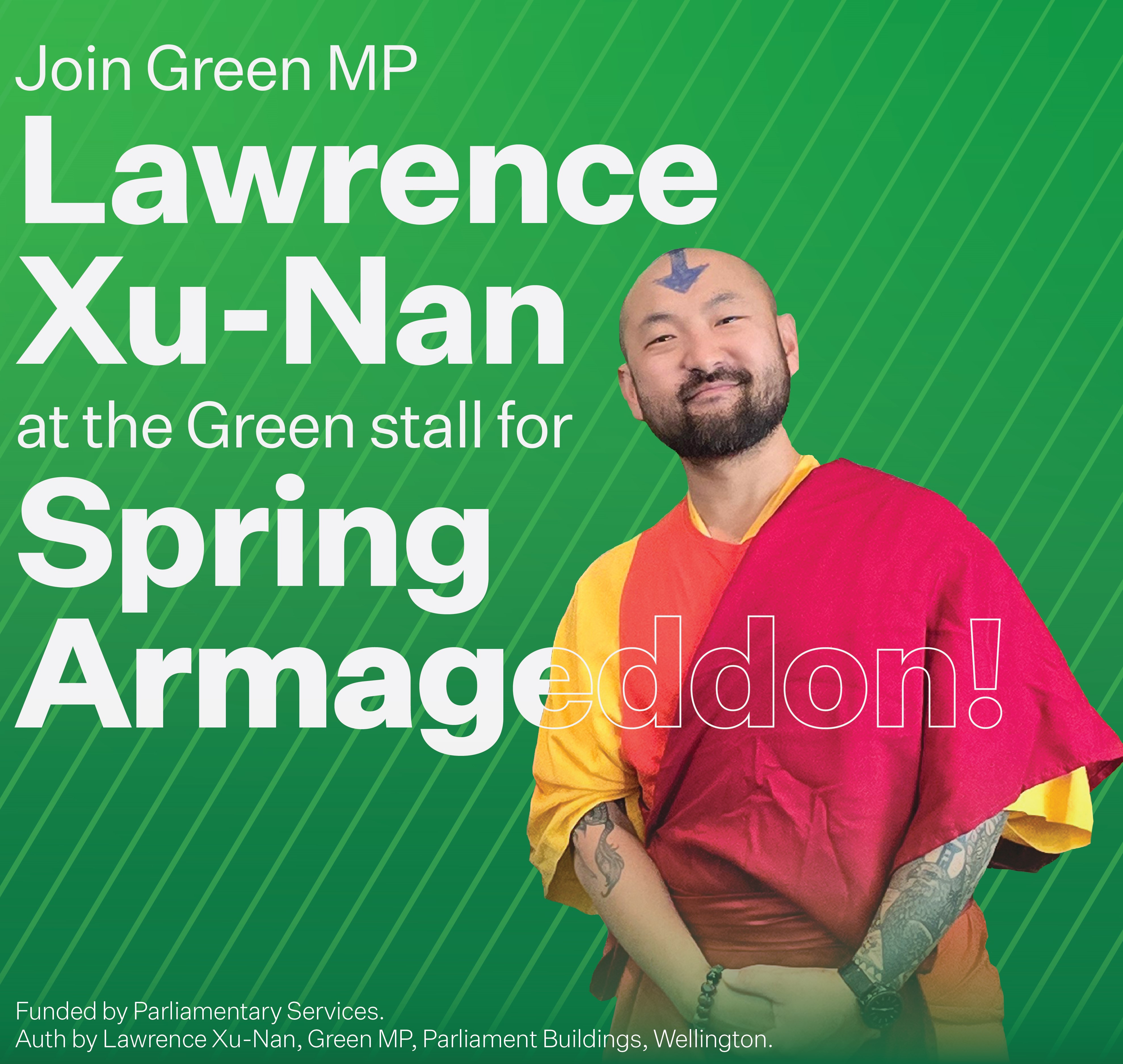 Armageddon - Sunday - Green Party of Aotearoa New Zealand
