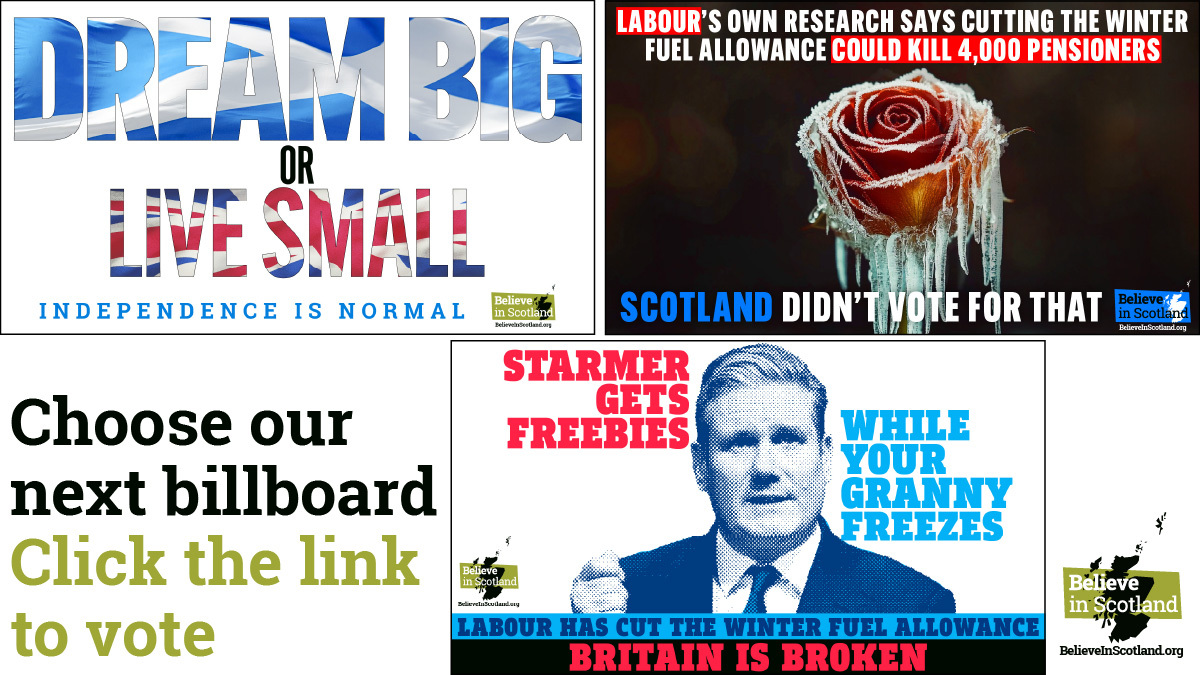 Billboard Vote - Believe in Scotland