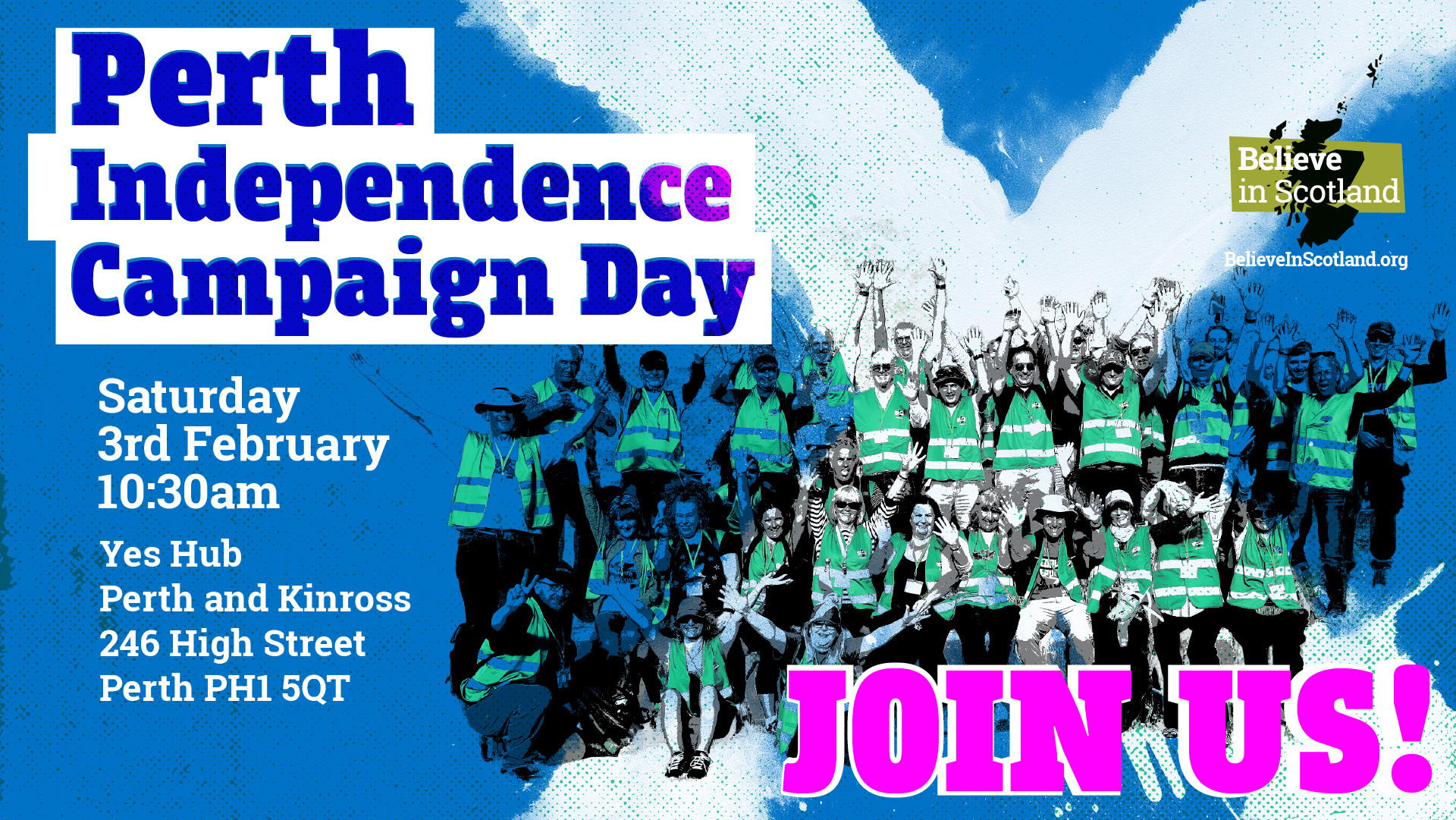 Perth Local Campaign Day - Believe in Scotland