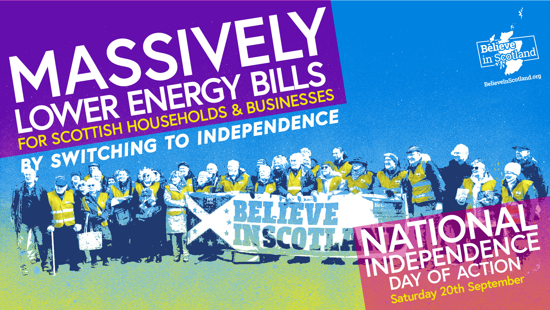 Energy Campaign - Independence National Day of Action - Believe in Scotland