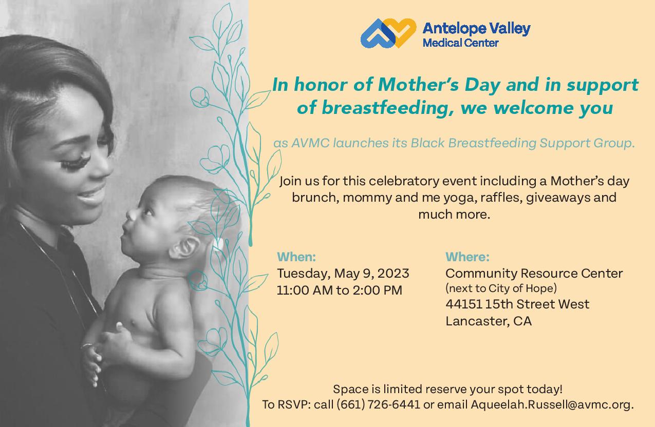 AVMC Black Breastfeeding Event - Black Infants and Families Los Angeles