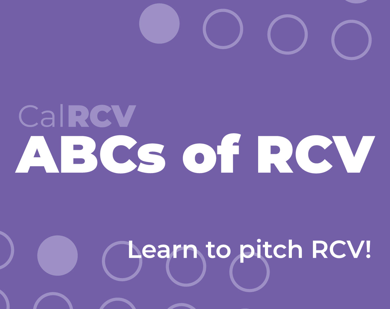 Ranked Choice Voting in California