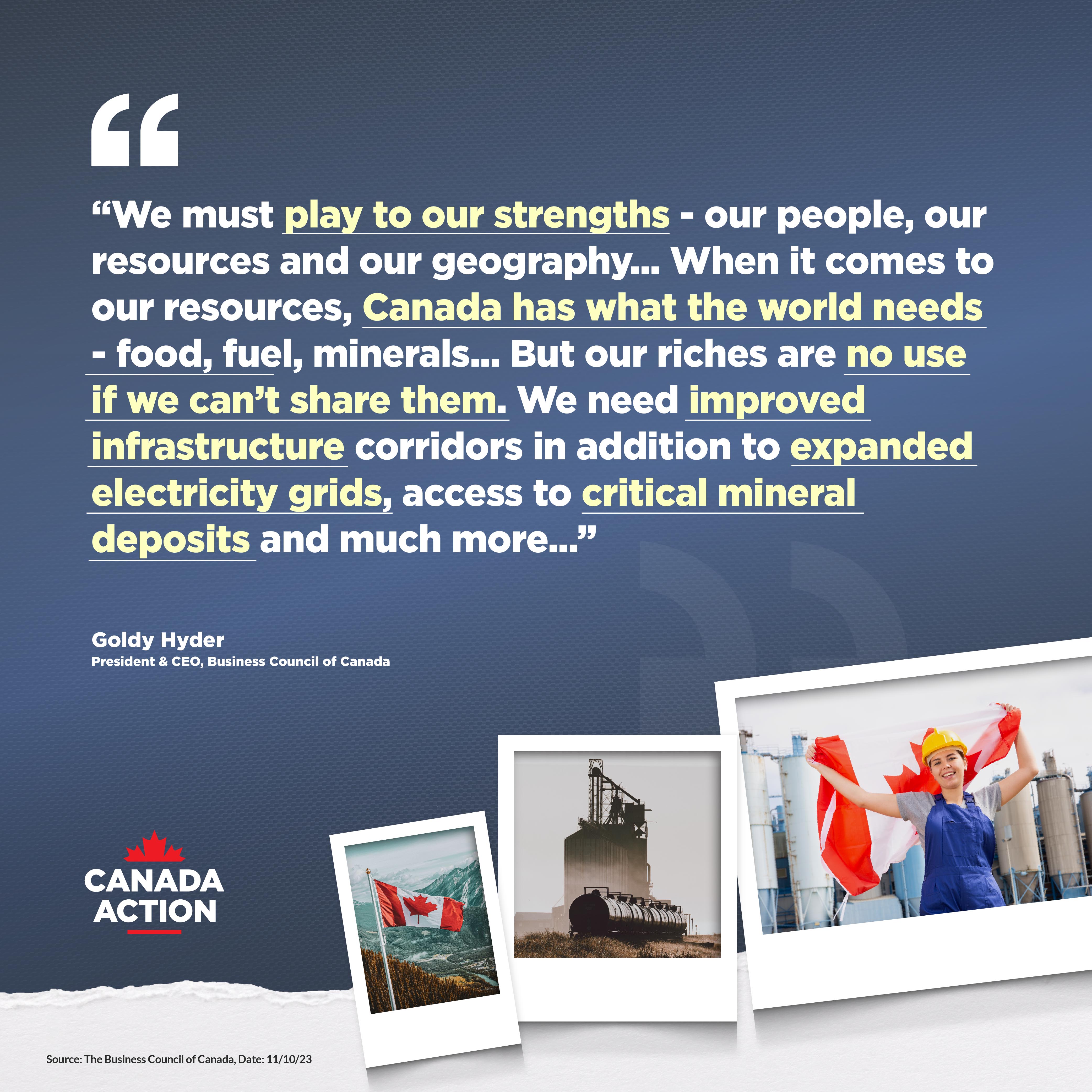 Canadian Economy Infographics - Canada Action