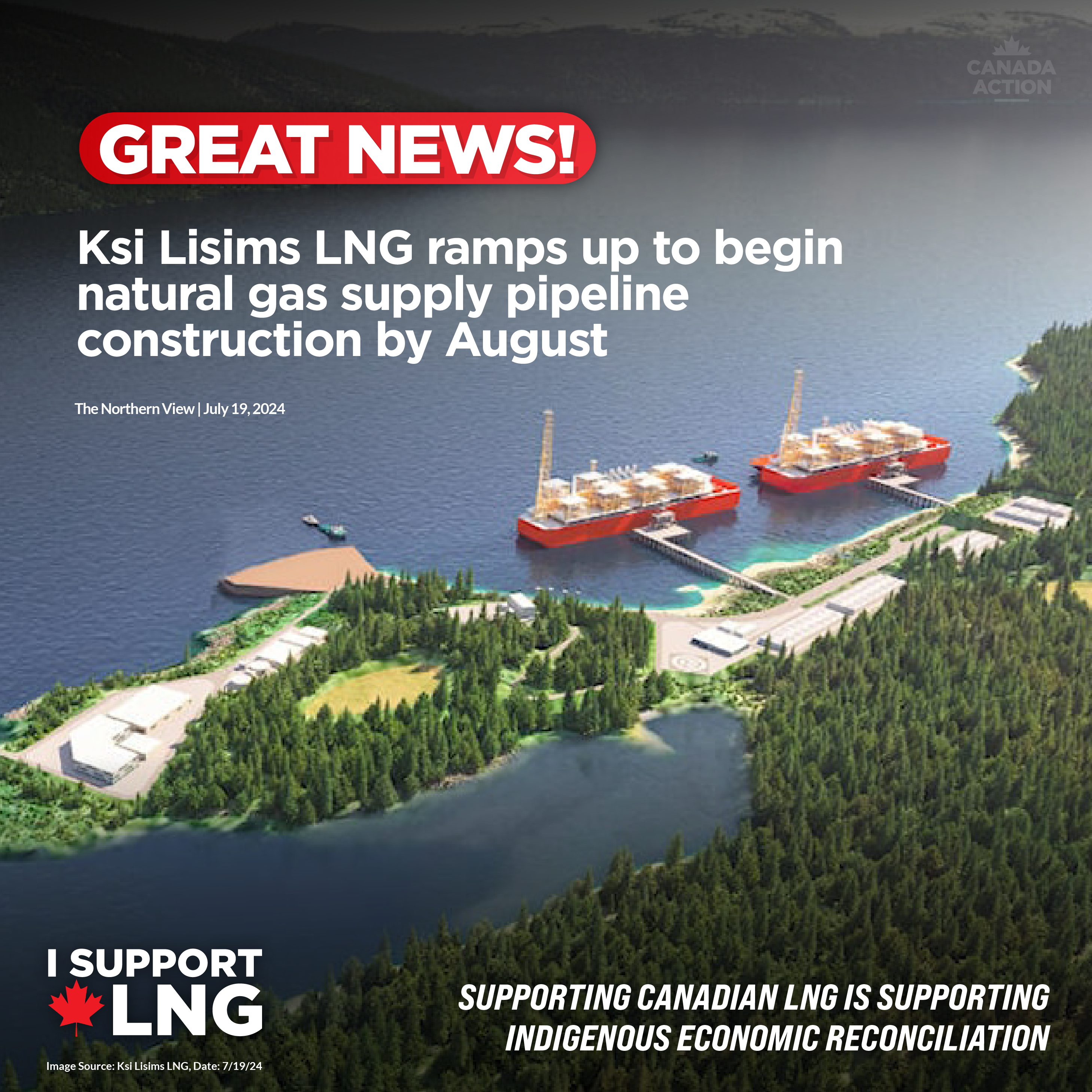 Liquefied Natural Gas (LNG) Infographics - Canada Action