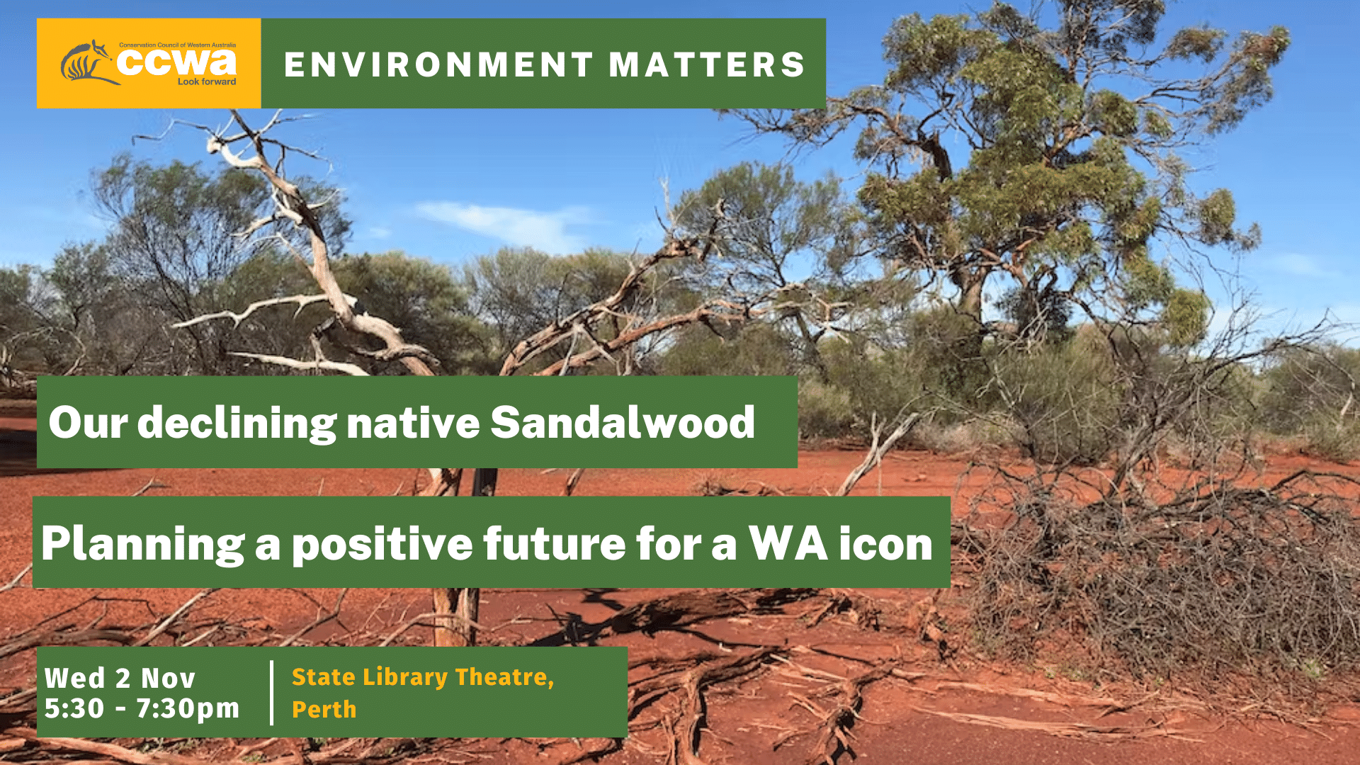 Environment Matters - Sandalwood - Conservation Council of Western ...