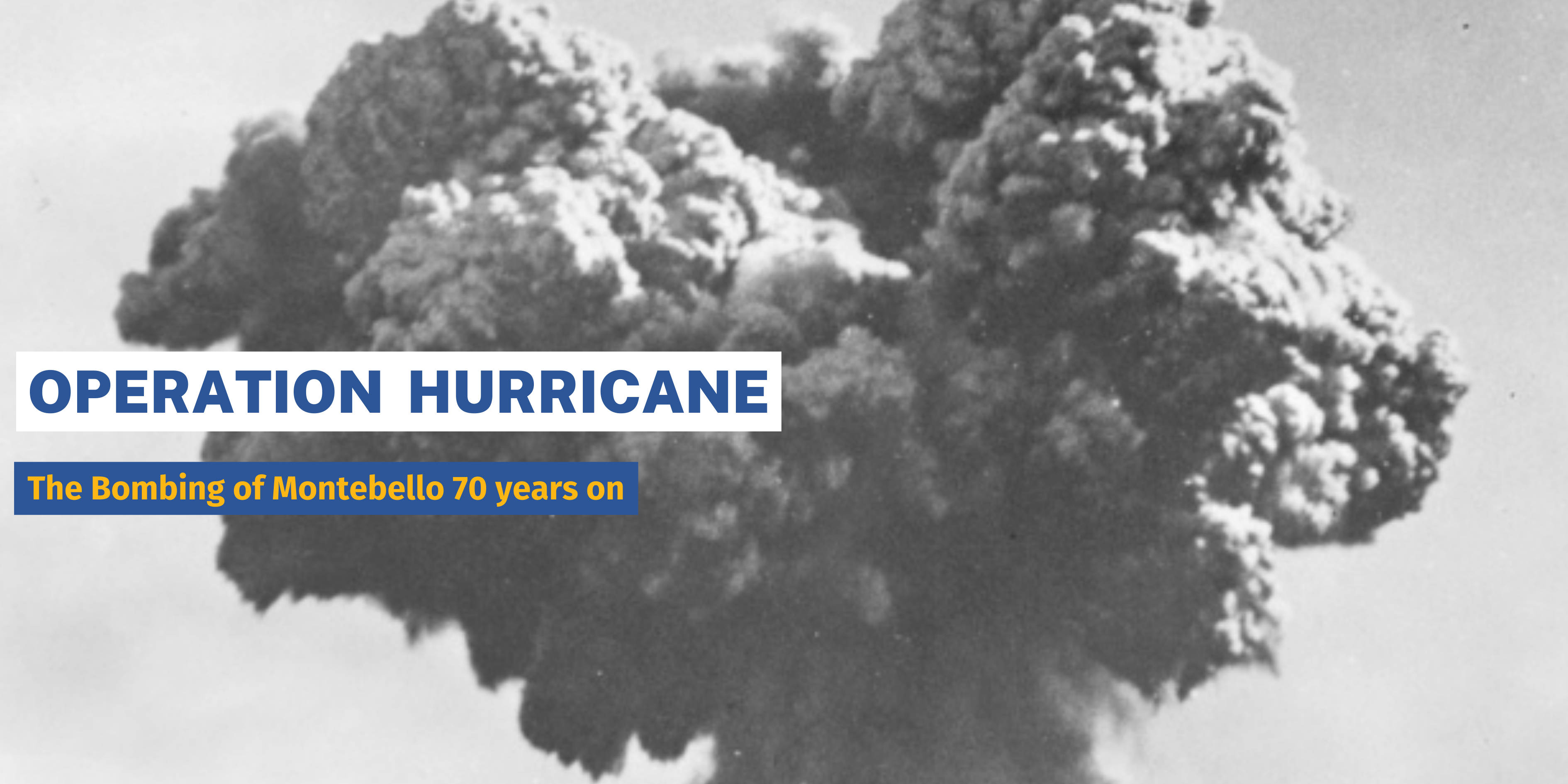 Operation Hurricane - 70th commemoration of the bombing of Montebello ...