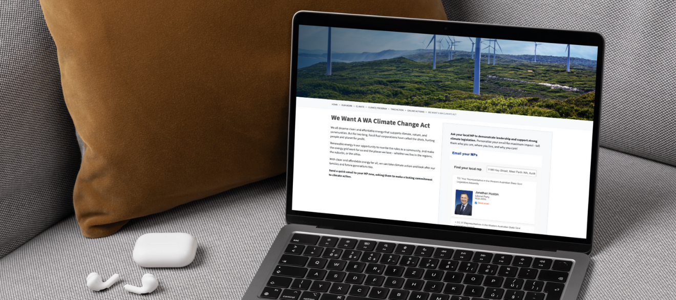 Online Actions - Conservation Council of Western Australia