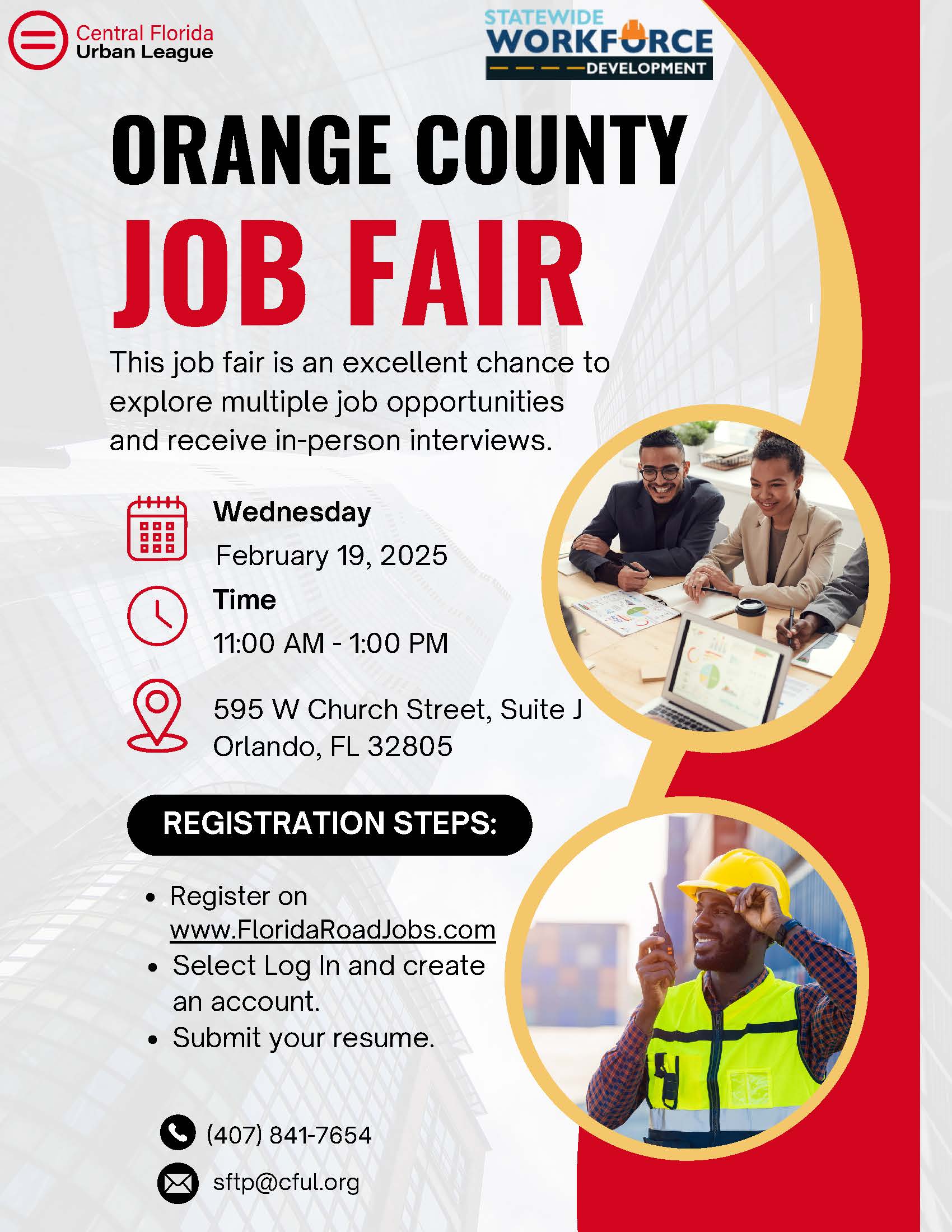 Orange County Job Fair: February 2025 - Central Florida Urban League