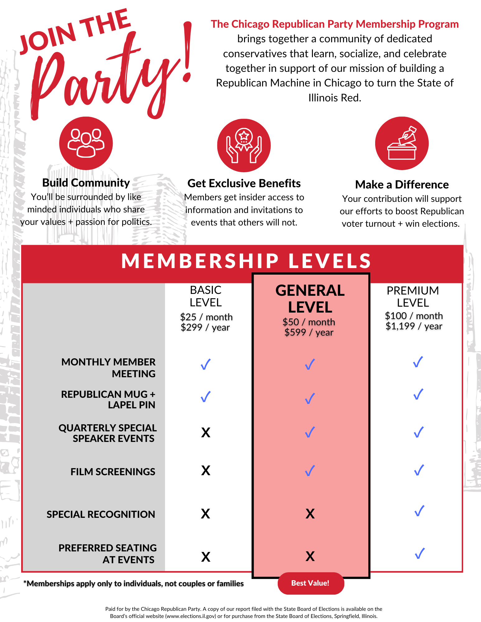 Become a Member! - Chicago Republican Party