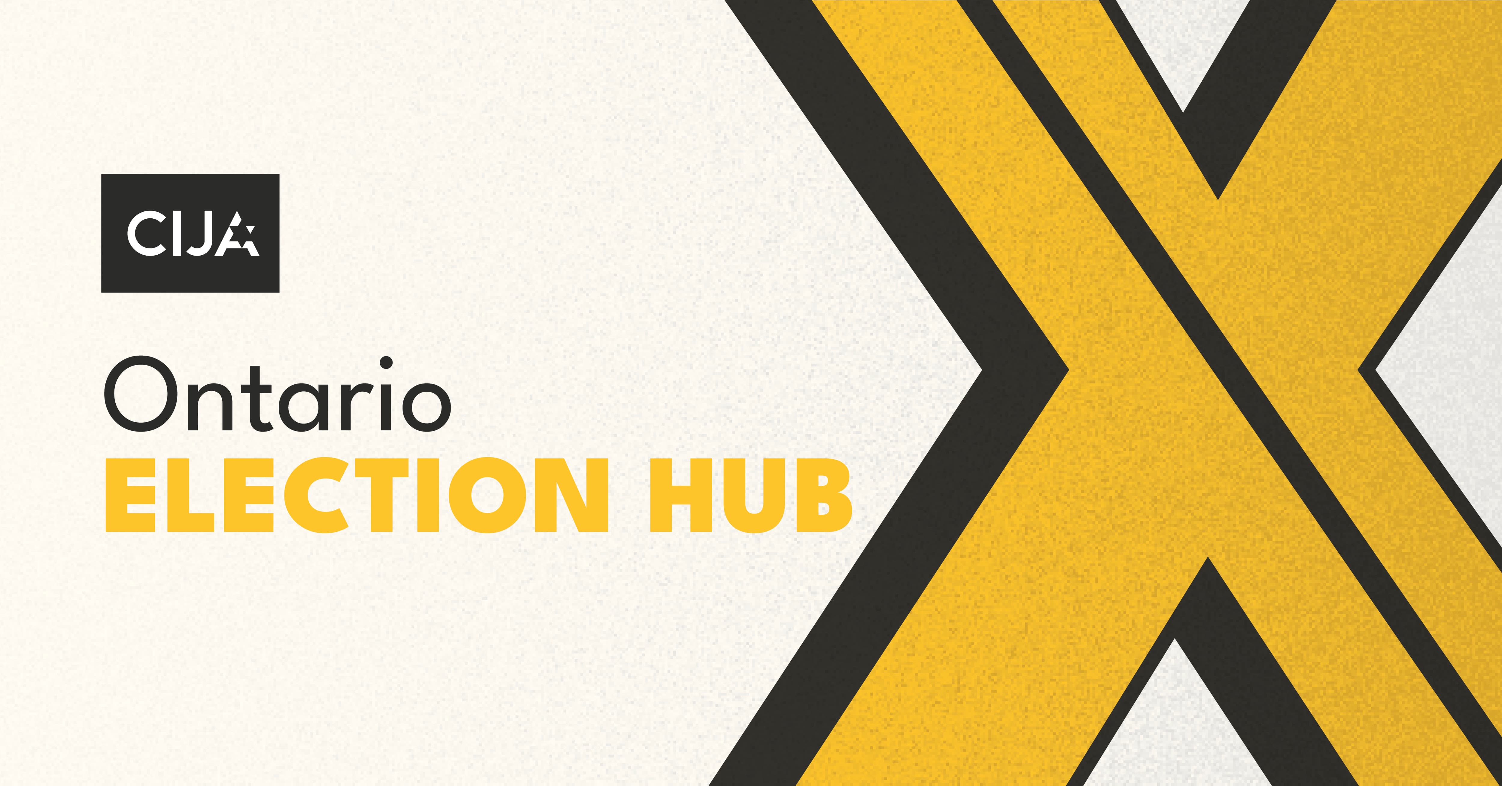 Ontario Election Hub 2025 - CIJA - The Centre for Israel and Jewish Affairs