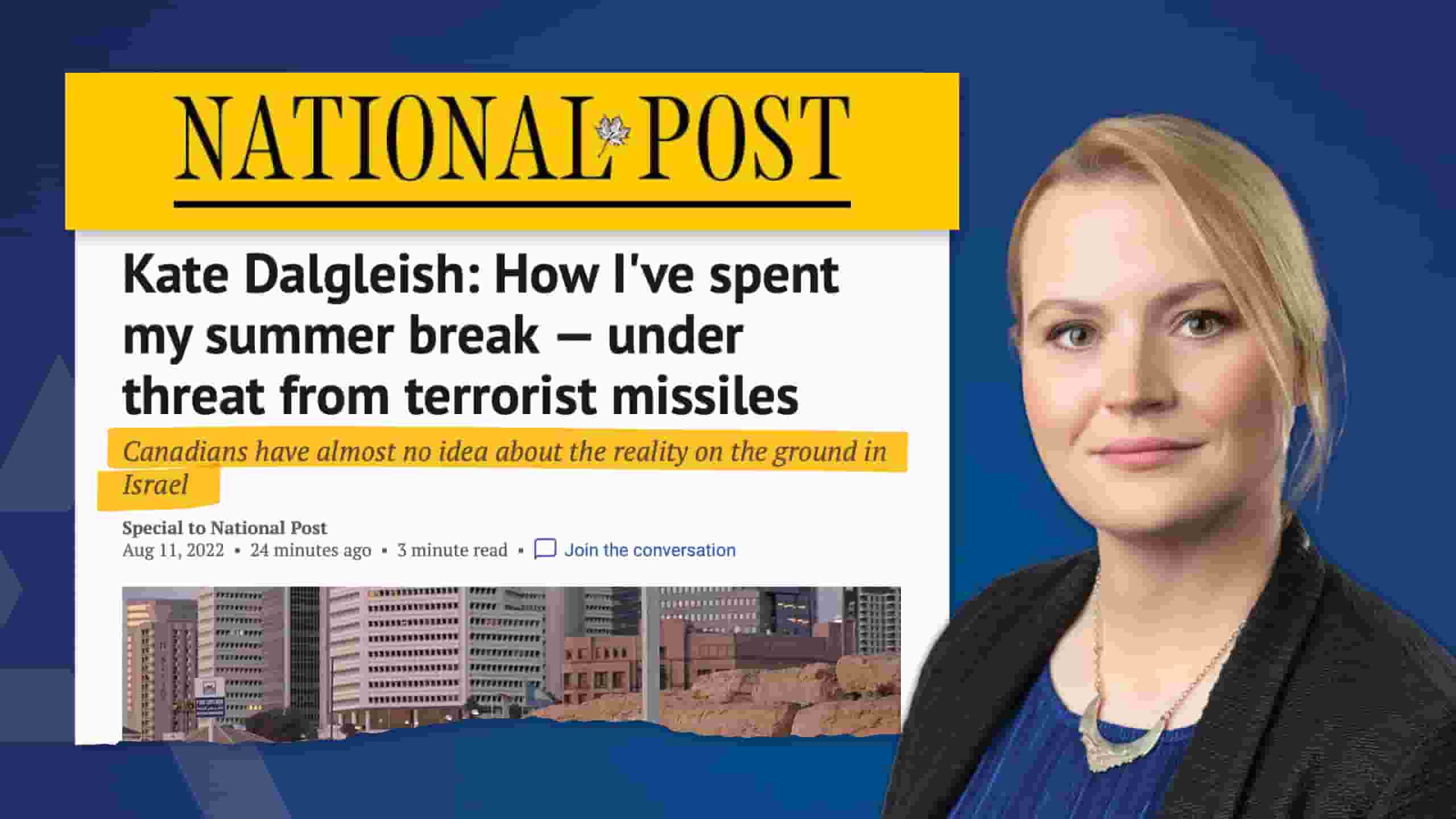 Kate Dalgleish: How I've spent my summer break — under threat from ...