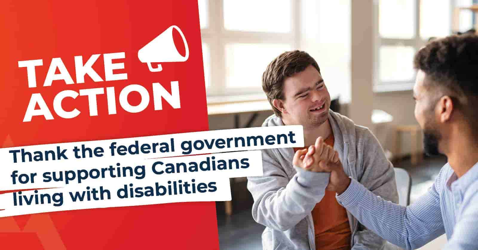 Thank the Government of Canada for creating the Canada Disability ...