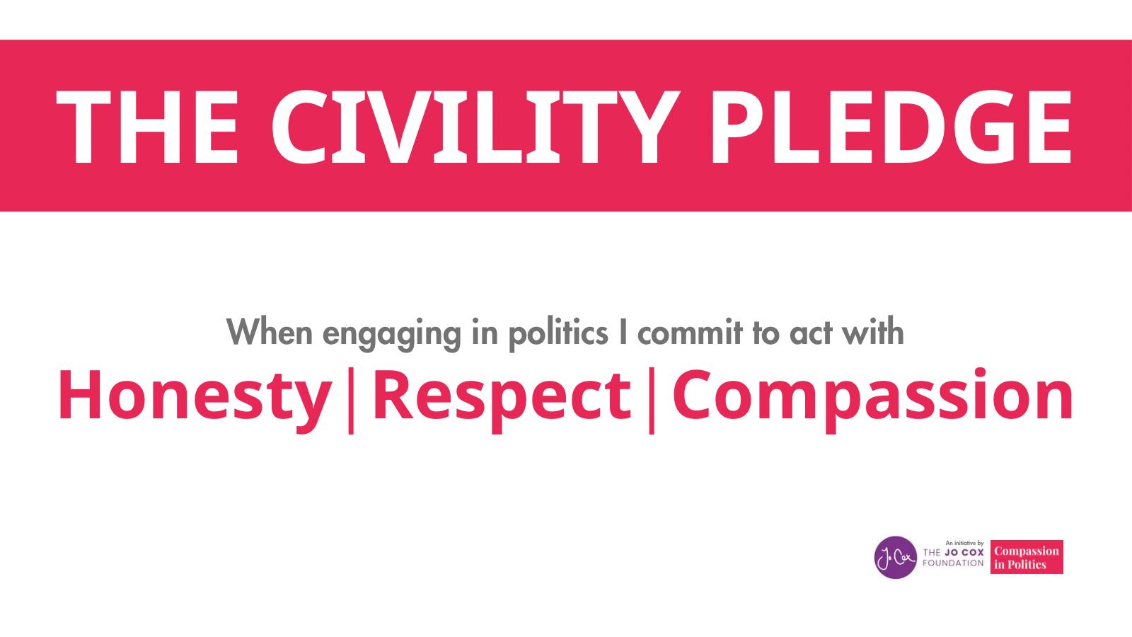 Civility Pledge - Compassion in Politics