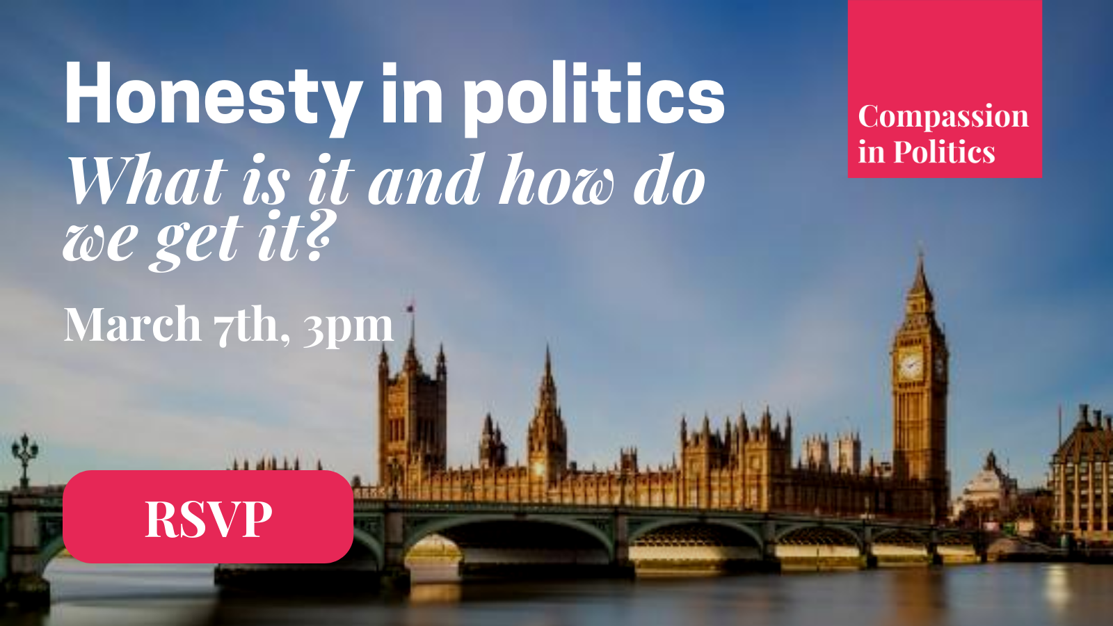 Honesty in politics - Compassion in Politics