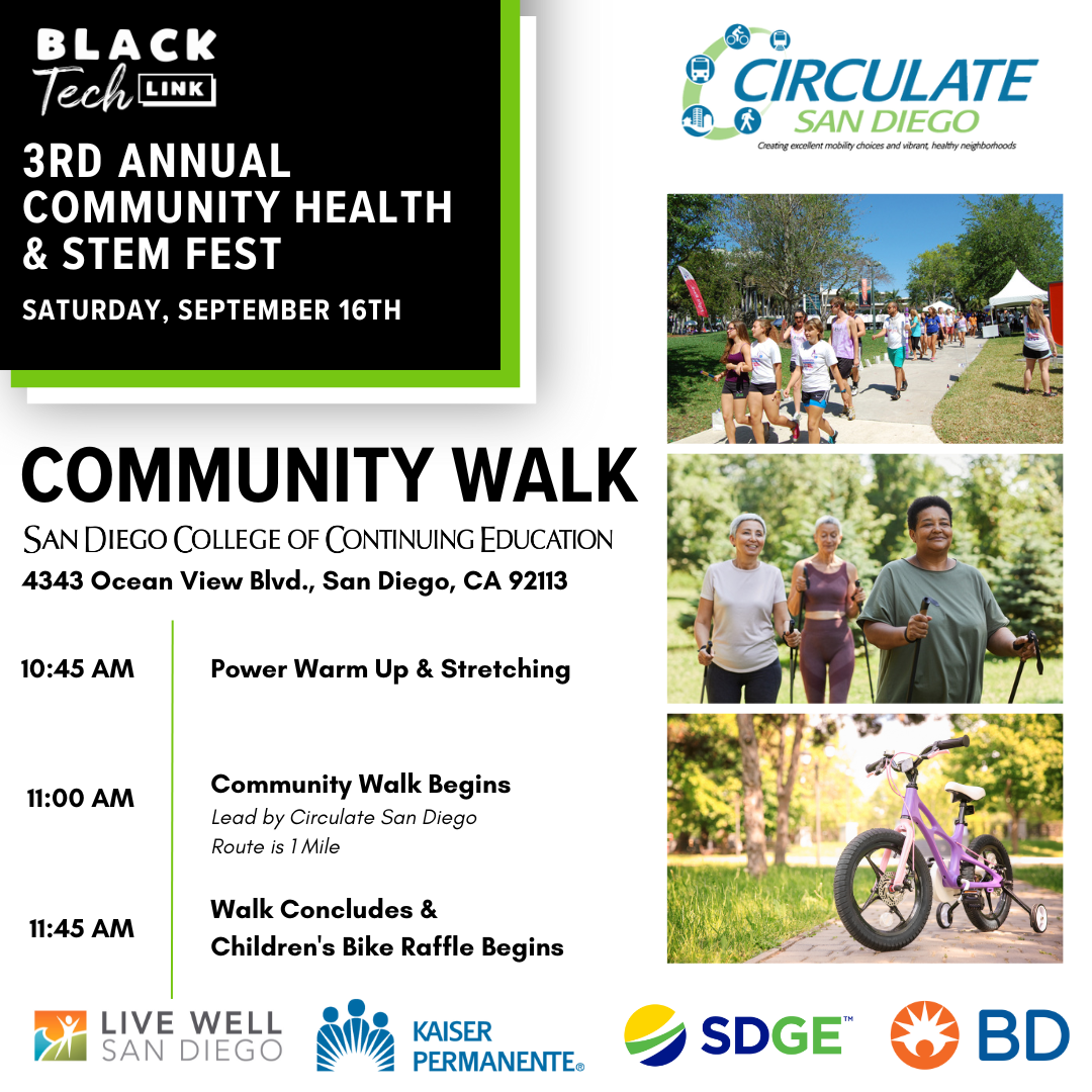 Black Tech Link's Community Walk - Circulate San Diego