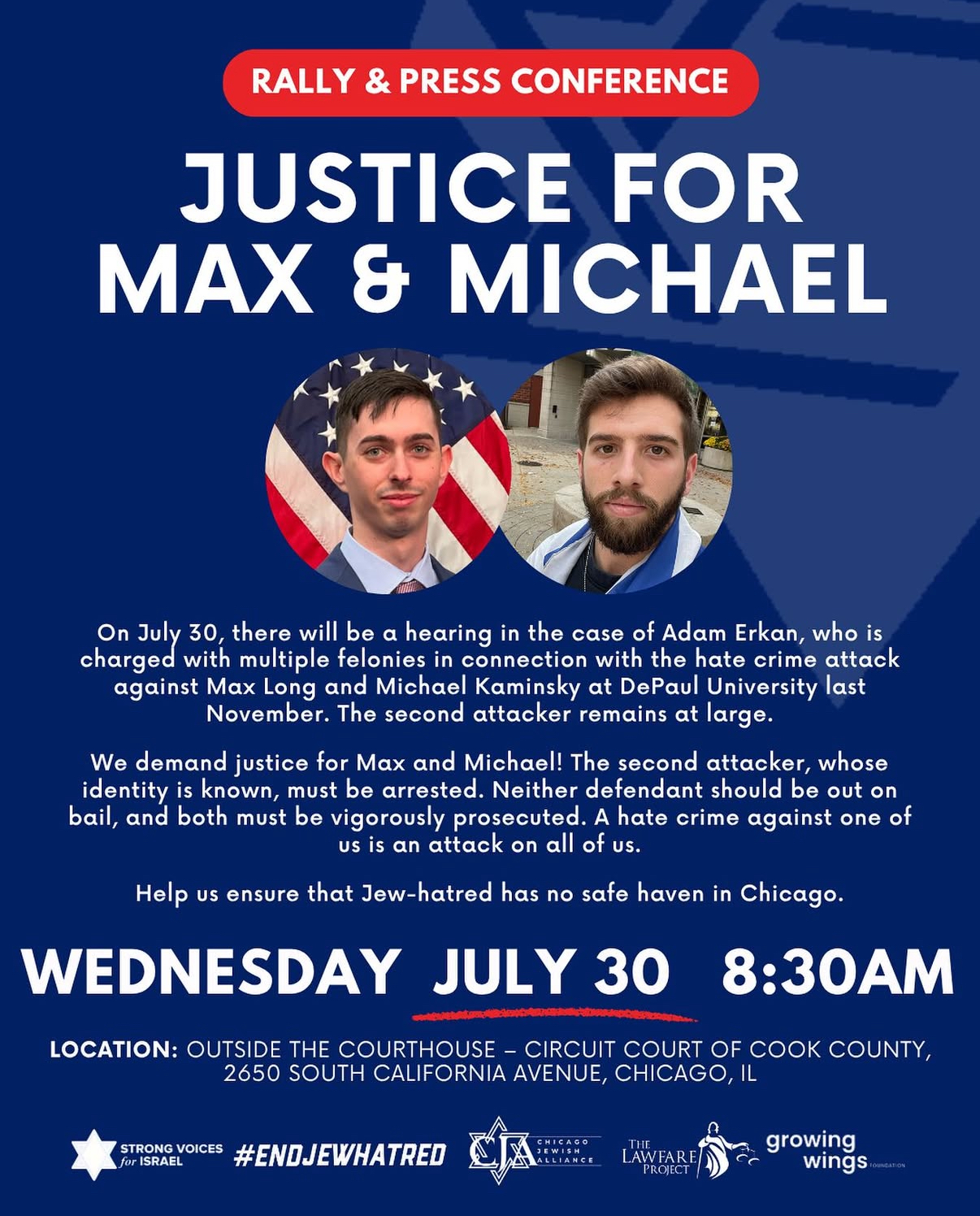 Justice for Max & Michael Rally