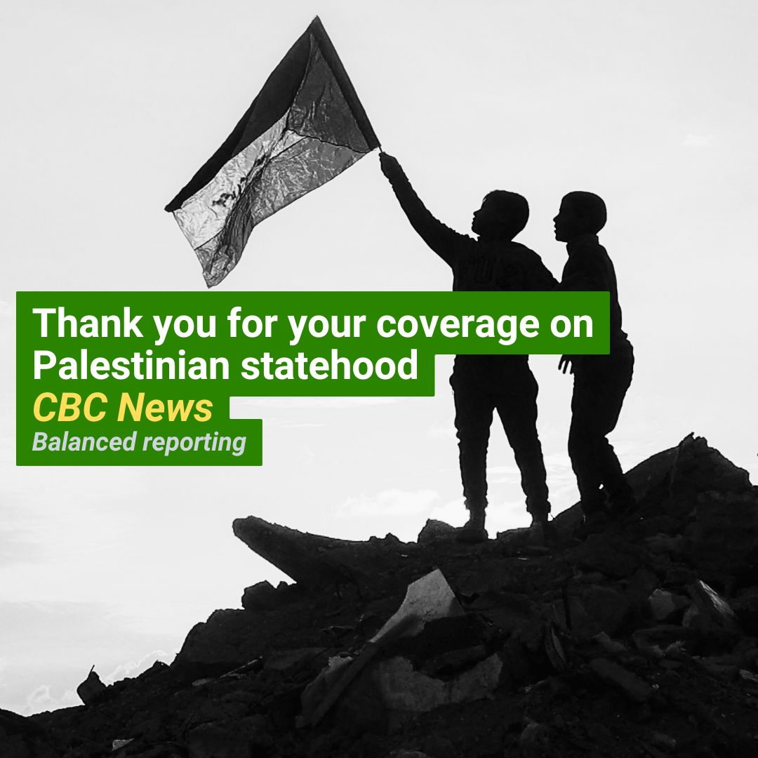 Thank you for your coverage on Palestinian statehood - The Media ...