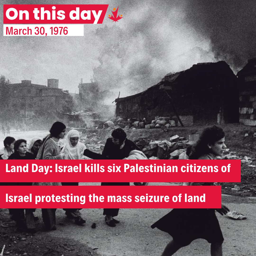 March 30 - On This Day - CJPME - English