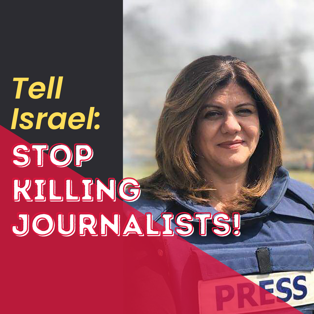 Tell Israel: Stop Killing Journalists!