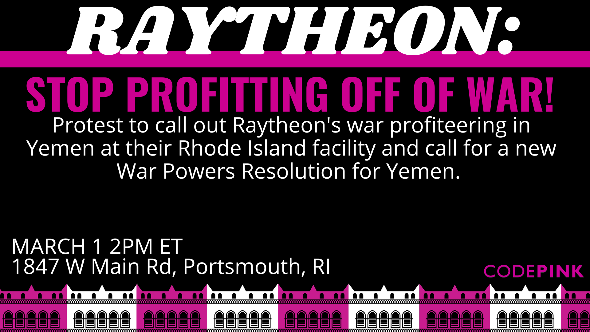 Hold Raytheon Accountable for War Profiteering! - Rhode Island ...