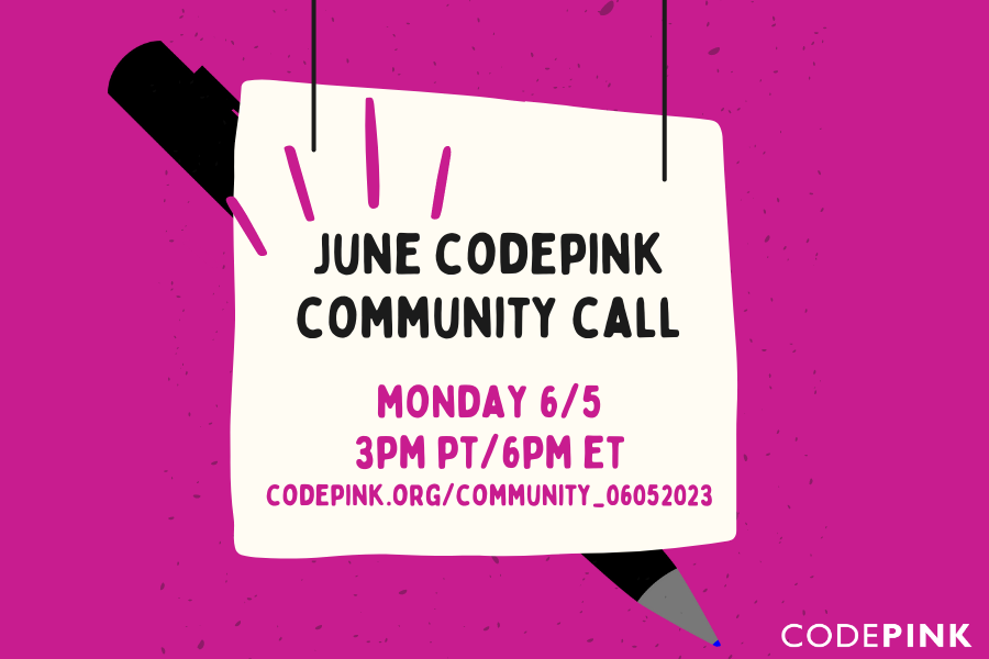 June CODEPINK Community Call