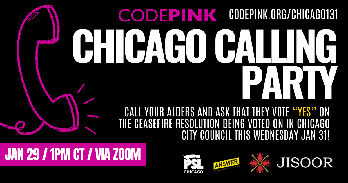 Chicago Calling Party: Tell Your Alderman to Vote "Yes" on the ...