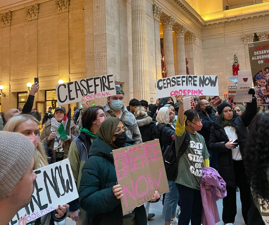 Chicago Passes Ceasefire Resolution! - CODEPINK - Women for Peace