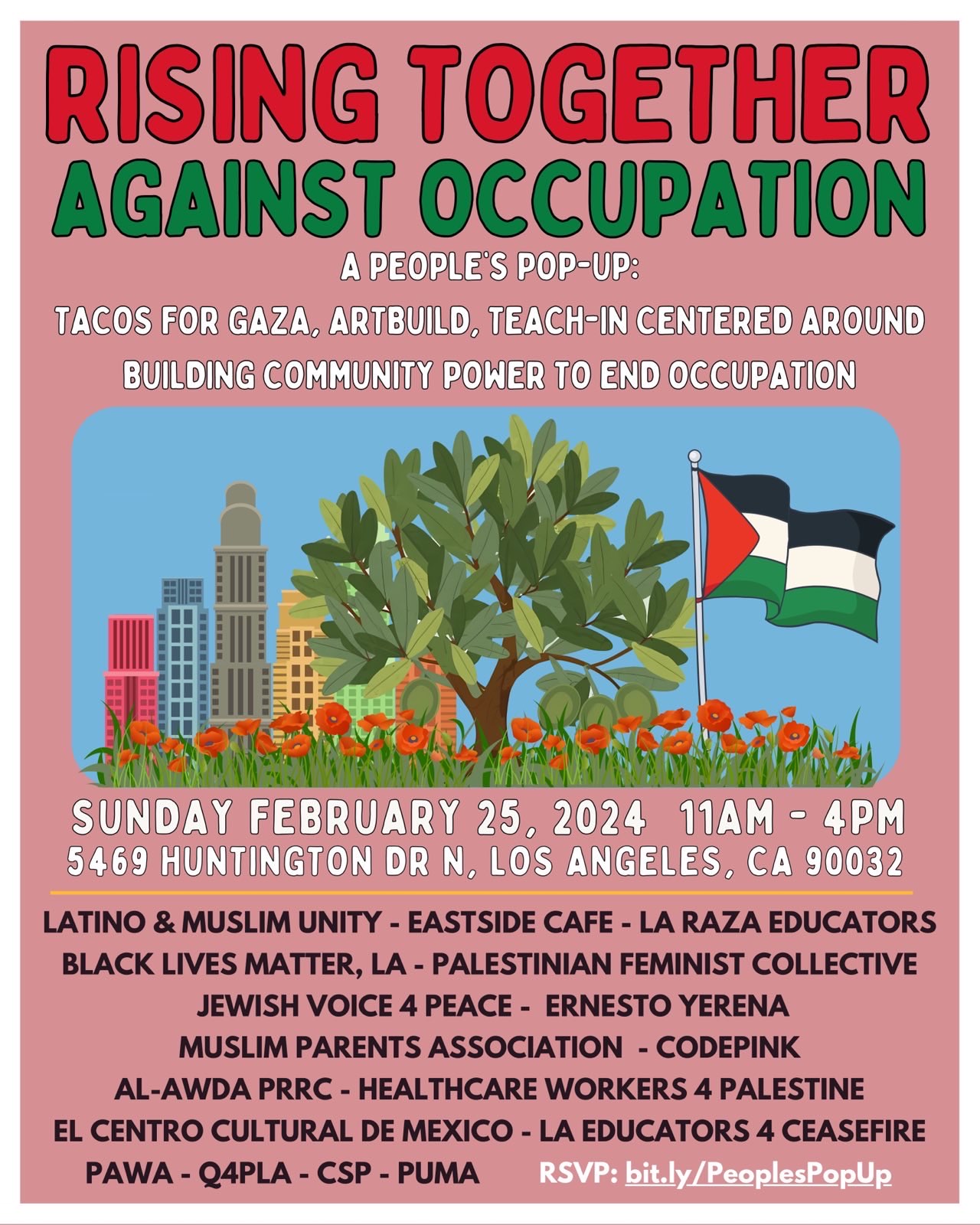 Rising Together Against Occupation A Peoples Pop Up La Codepink