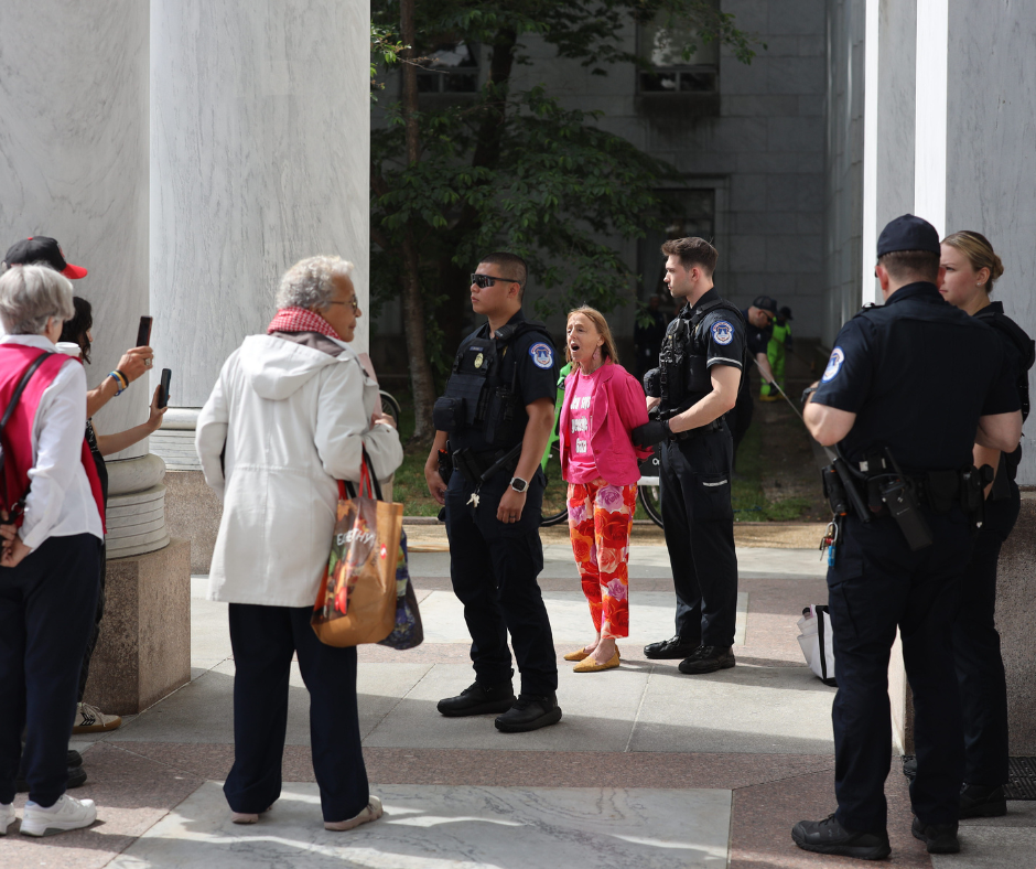 ARRESTED: Medea Benjamin Arrested After Disrupting "Defense" Sec. Lloyd Austin - CODEPINK ...